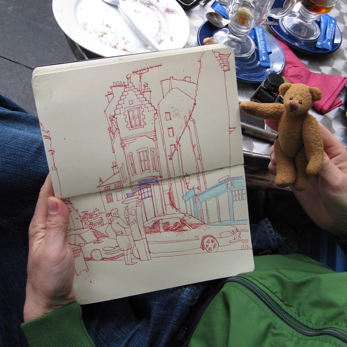 Europe 09: Day 15 - Sketching with Stuart Kerr and lots of tea in ...