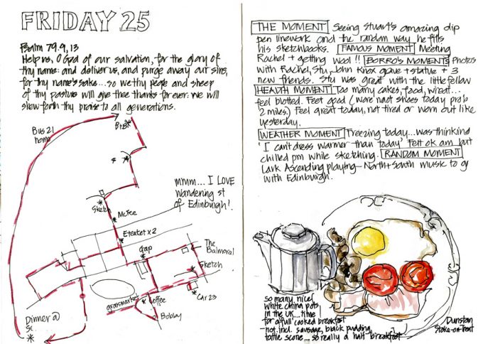 Europe 09: Day 15 - Sketching with Stuart Kerr and lots of tea in ...