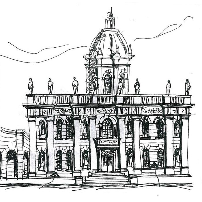 Archive Sketches of Castle Howard - Liz Steel : Liz Steel