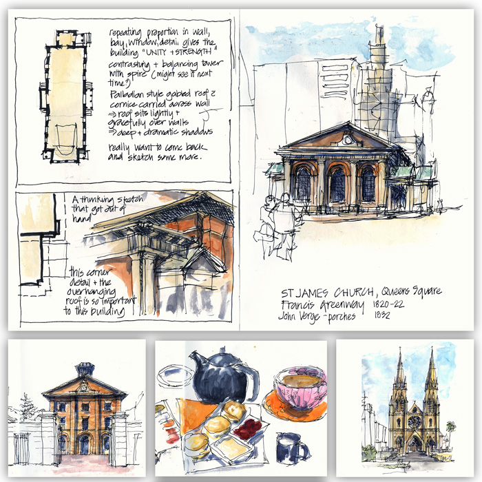 Unity In Architecture Sketches