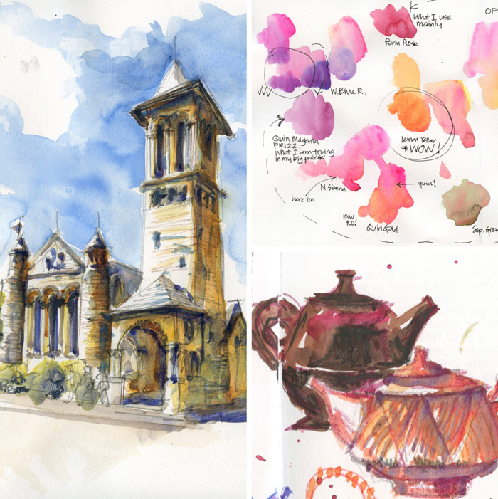 Two nights worth of sketching.... - Liz Steel : Liz Steel