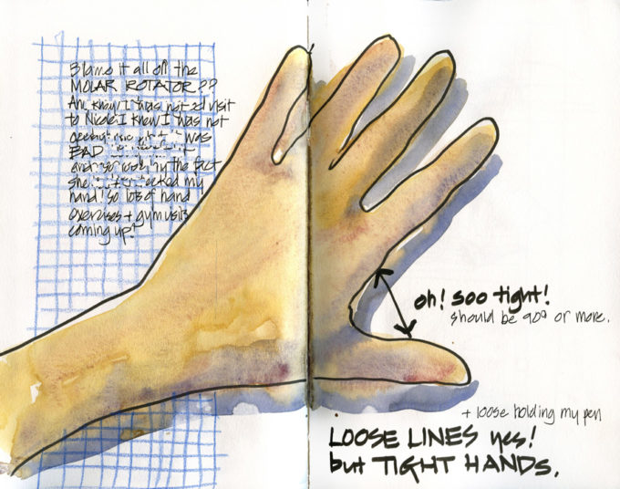 Loose lines but tight hand - Liz Steel : Liz Steel