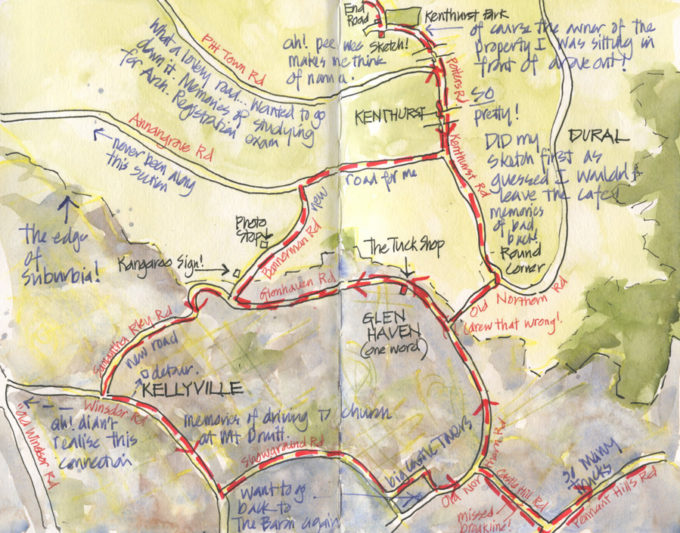 SketchingNow Adventure: Glenhaven (and Kenthurst) - Liz Steel : Liz Steel