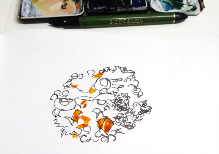 Exploring Edges 2: Hard vs Soft Edges and tips for sketching food - Liz ...