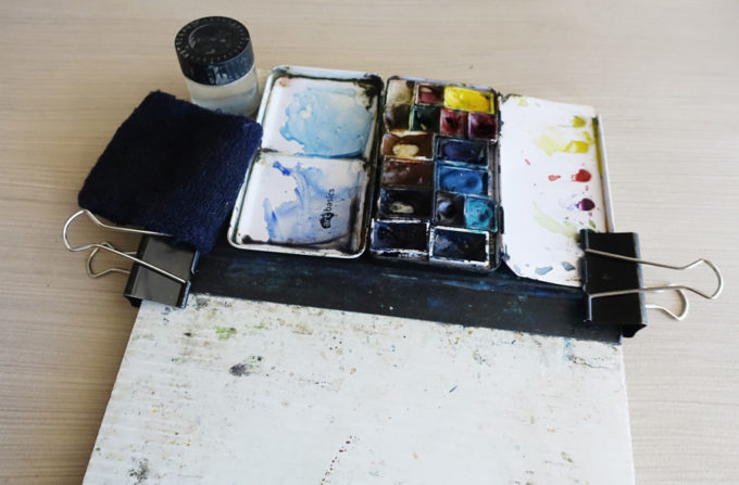 Sketching Kit in Action: My Support Board - Liz Steel : Liz Steel