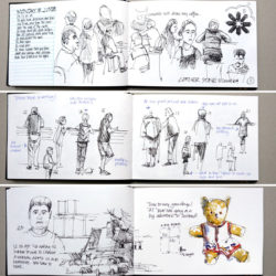 A new sketching challenge: One week 100 people - Liz Steel : Liz Steel