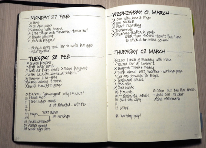 Getting things done, deep work and bullet journals - Liz Steel : Liz Steel