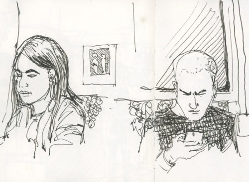 Sketching People Part 1: This year's progress - Liz Steel : Liz Steel