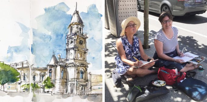 A sketching review of 2018 - Liz Steel : Liz Steel