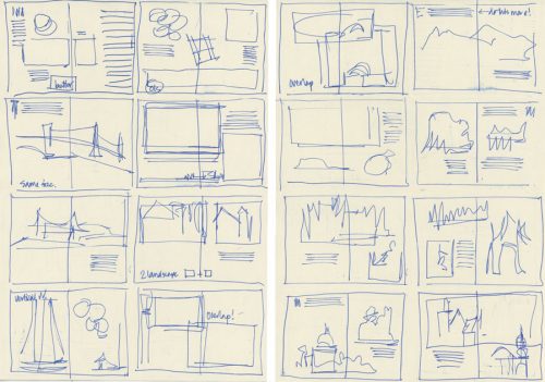 First thoughts on the A4 portrait format moleskine - Liz Steel : Liz Steel