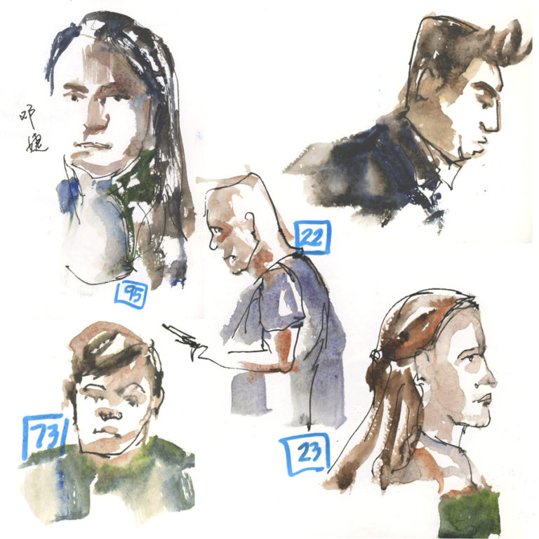 Tips for sketching people in public - Liz Steel : Liz Steel
