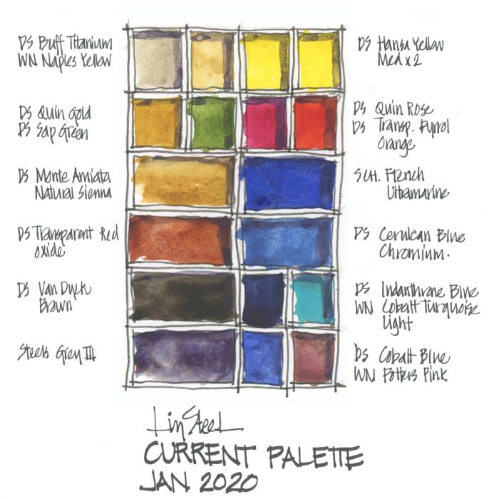 Current Palette - Jan 2020 (with updates) - Liz Steel : Liz Steel