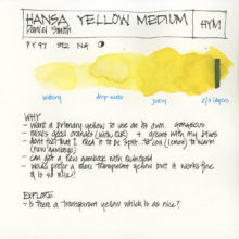 Colours in my palette: Yellow - Liz Steel : Liz Steel