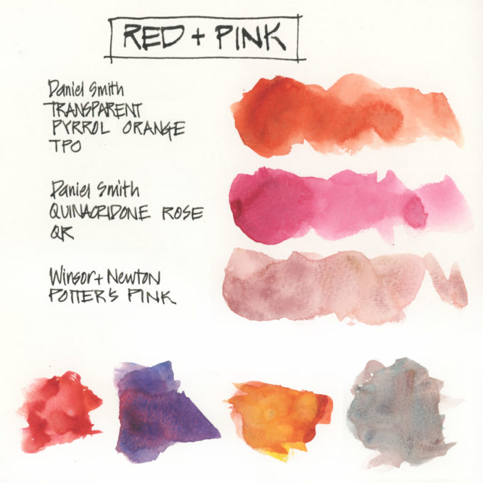 Colours in my palette: Red and pink - Liz Steel : Liz Steel