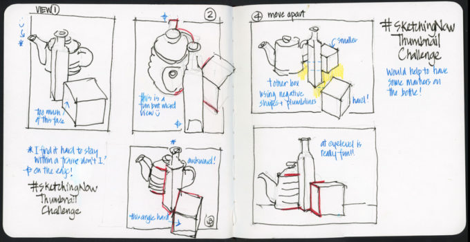 SketchingNow Thumbnail Challenge - Liz Steel : Liz Steel