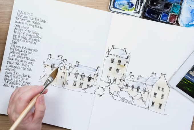 Two castles: Two different approaches (step by step) - Liz Steel : Liz ...