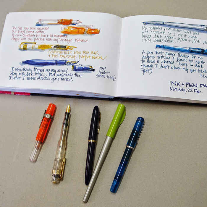 Ink and Pen Pairing - Liz Steel : Liz Steel