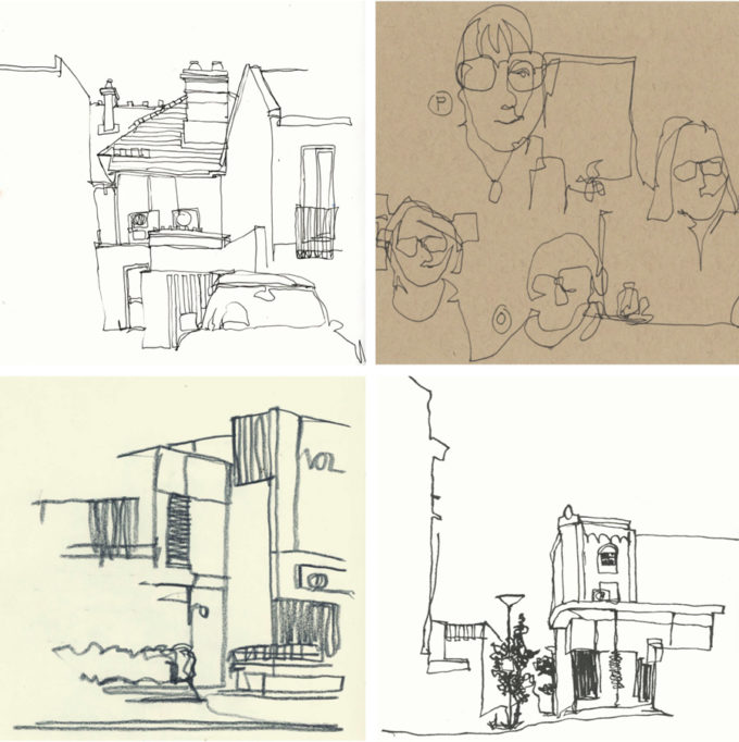 Foundations2022: A week of continuous line drawings - Liz Steel : Liz Steel