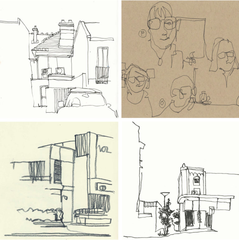 Foundations2022: A week of continuous line drawings - Liz Steel : Liz Steel