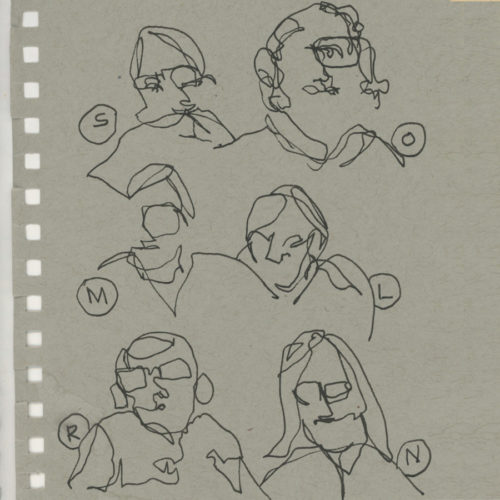 Foundations2022: A week of continuous line drawings - Liz Steel : Liz Steel