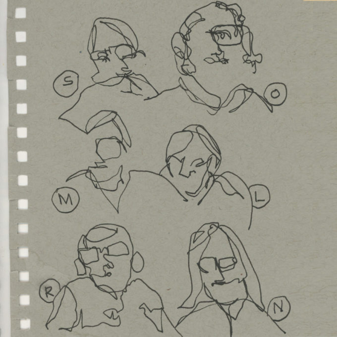 Foundations2022: A week of continuous line drawings - Liz Steel : Liz Steel