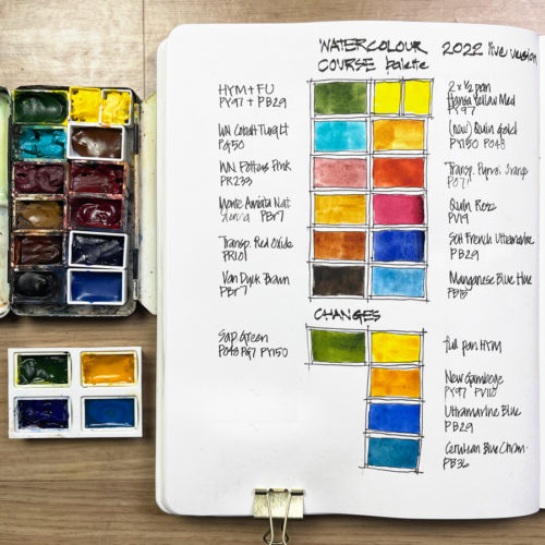 New watercolour palettes - Liz Steel : Liz Steel