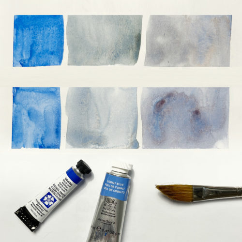 Cobalt Blue: Exploring different brands and shadow mixes - Liz Steel ...