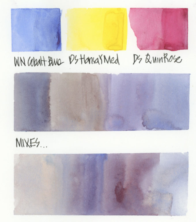 Cobalt Blue: Exploring different brands and shadow mixes - Liz Steel ...