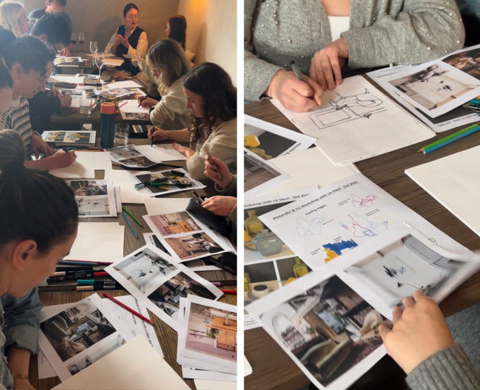 Teaching a workshop for Interior Designers and Architects - Liz Steel : Liz Steel