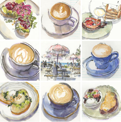 PMQ22: Cafe sketch collection - Liz Steel : Liz Steel
