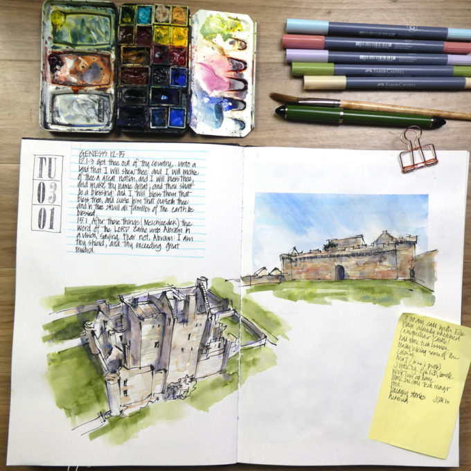 Sketchbook Design Top Tips: Placement and White Space - Liz Steel : Liz ...