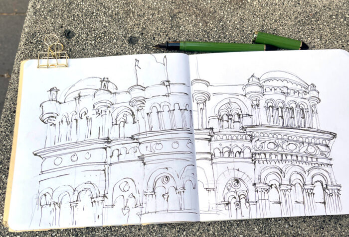 Why complex buildings are so much fun to sketch - Liz Steel : Liz Steel