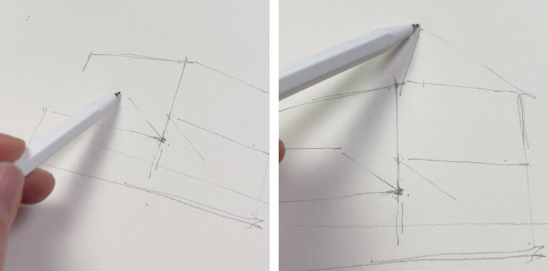 Tips for sketching simple buildings - Liz Steel : Liz Steel