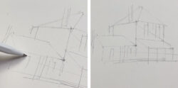 Tips for sketching simple buildings - Liz Steel : Liz Steel