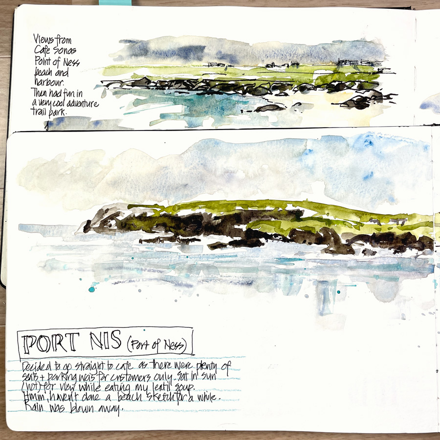 Two versions of the same scene - Liz Steel : Liz Steel