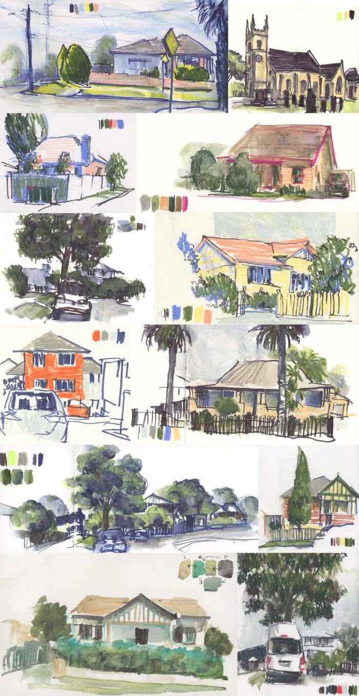 Exploring limited palettes and varied colour schemes - Liz Steel : Liz ...